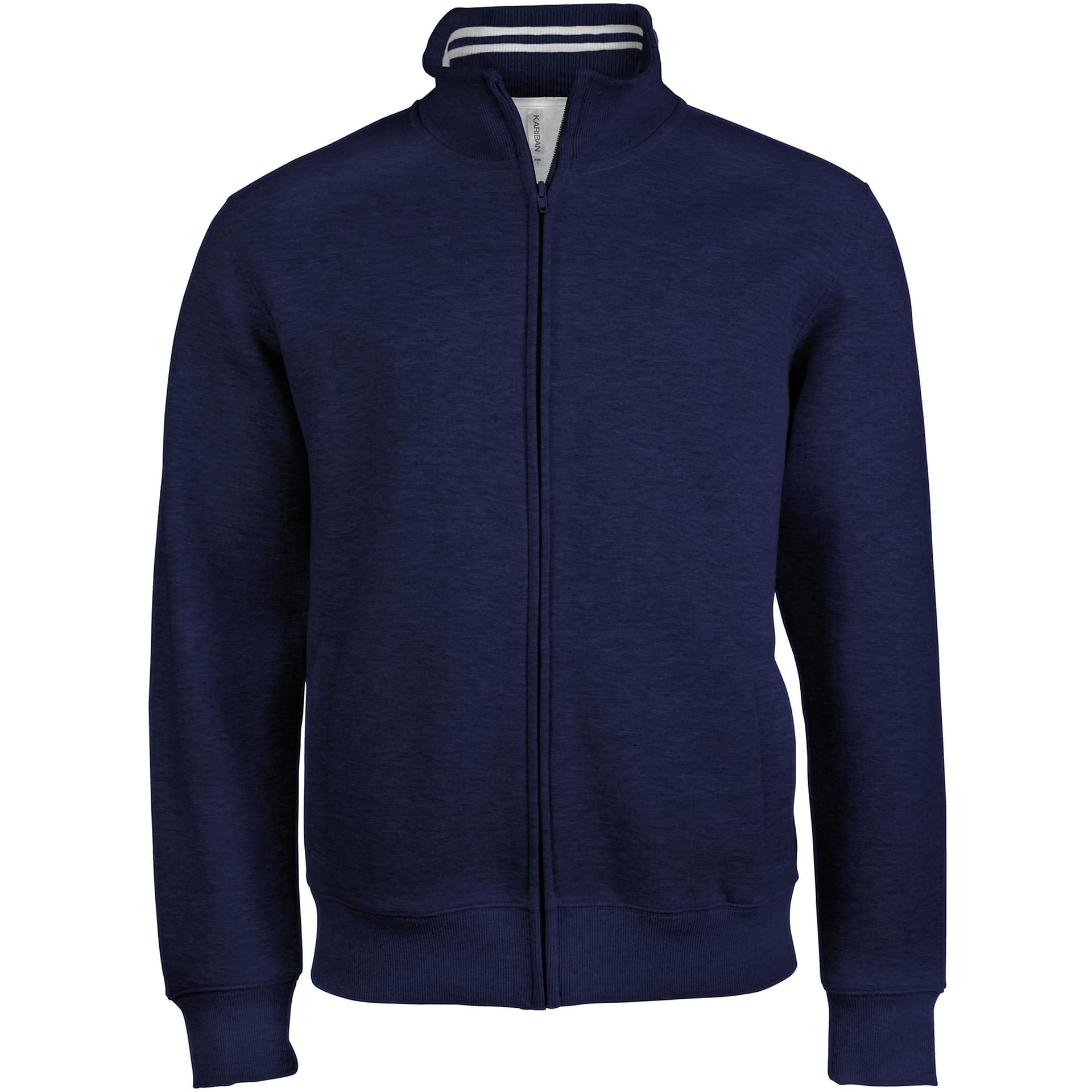 Kariban Veste molleton zippée homme